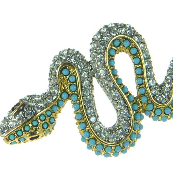 Kenneth Jay Lane | Jewelry | Kenneth Jay Lane Kjl Studded Snake Pin ...